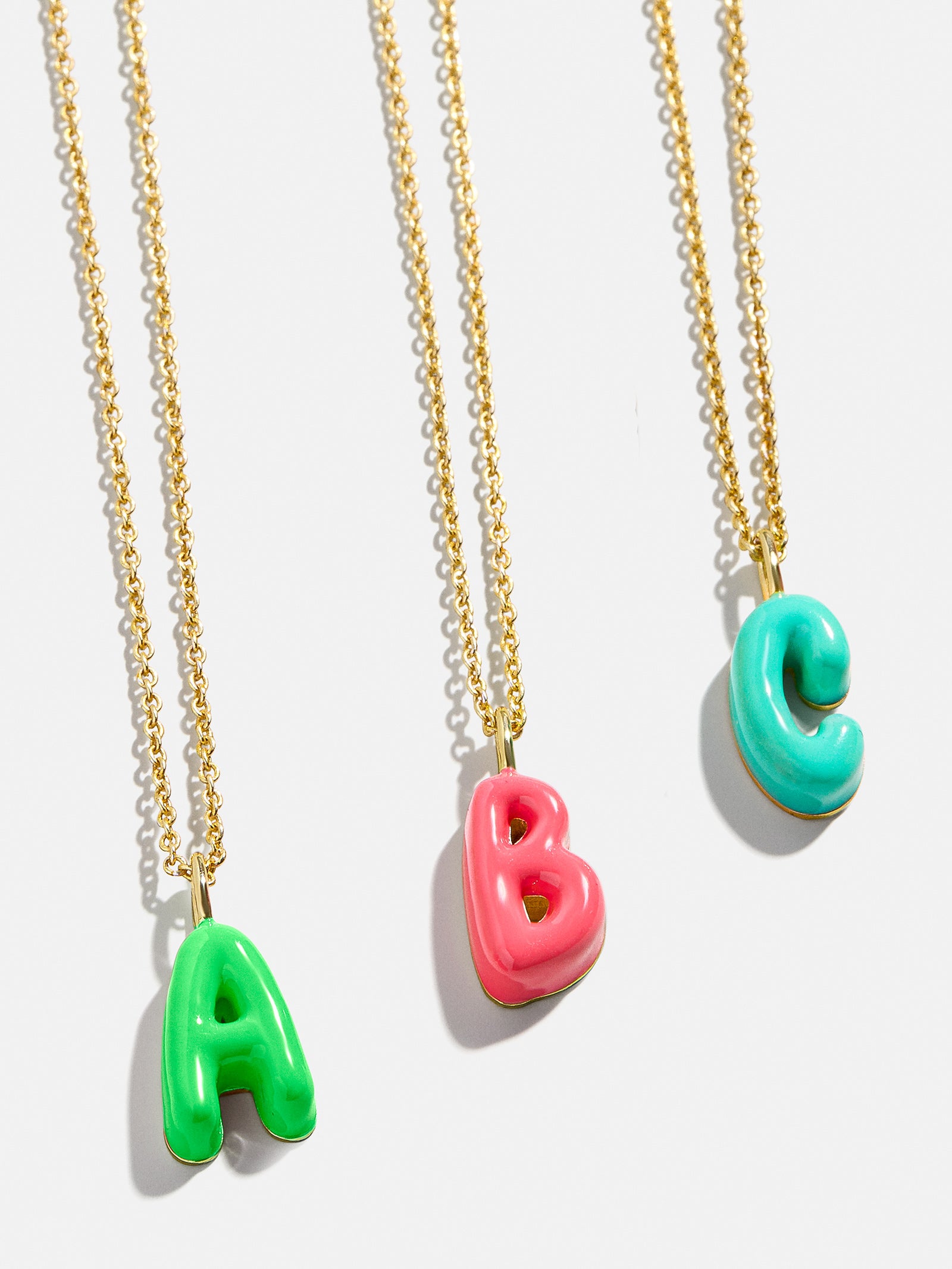Mini Bubble Initial Necklace - Turquoise – Enjoy 20% Off Necklaces ...