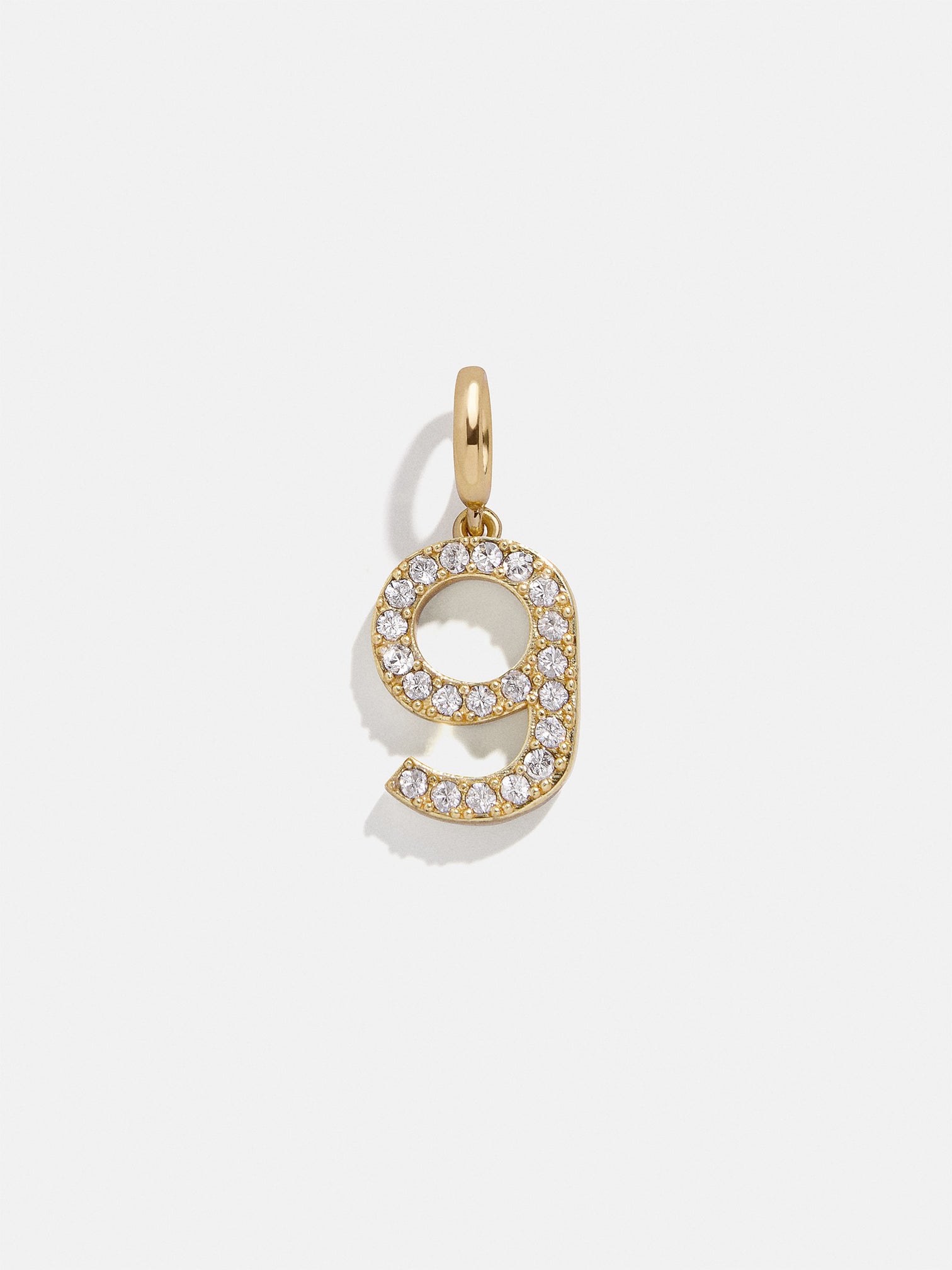 Pavé Number Cluster Charm - 9 – Create your own cluster charm necklace ...