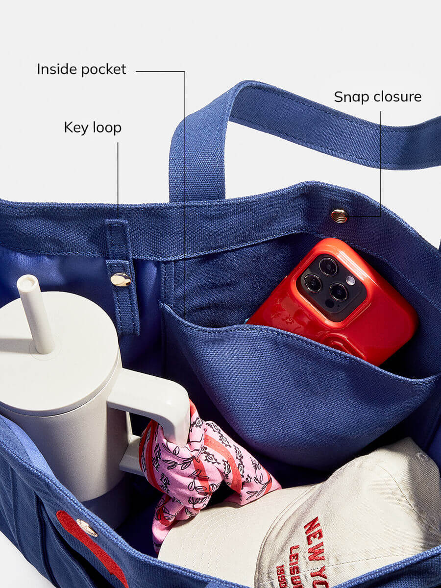 Medium Custom Icon Tote - Medium – Hand select 5 icons to personalize ...