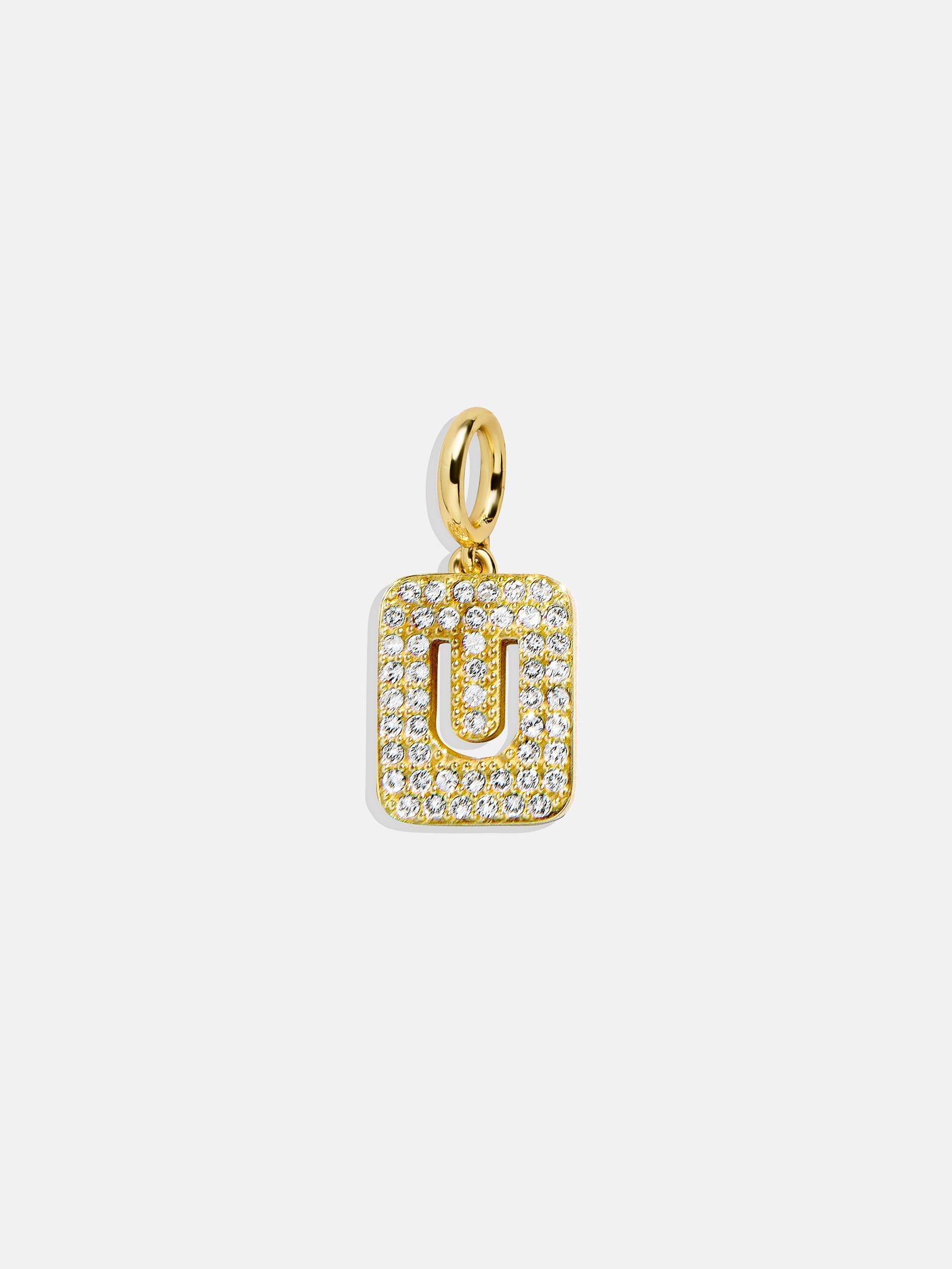 Block Pavé Initial Cluster Charm - U – Give a little love: Enjoy 15% ...