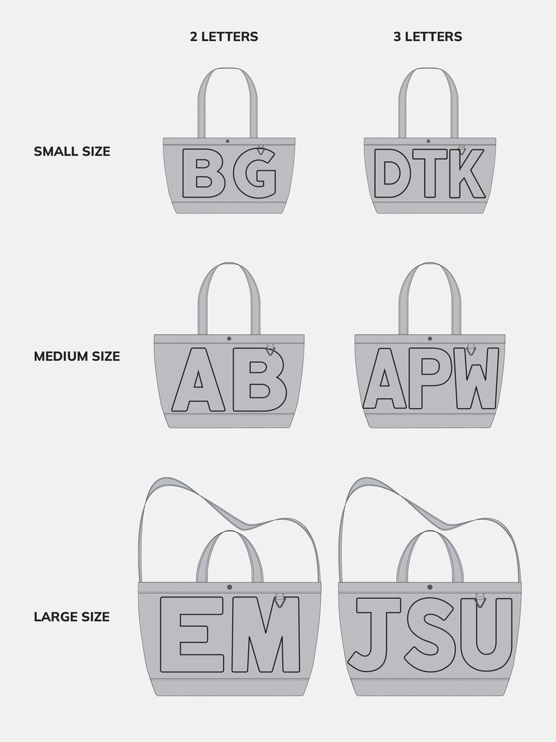 Striped Custom Alpha Tote - Custom Marina – Customizable day bag ...