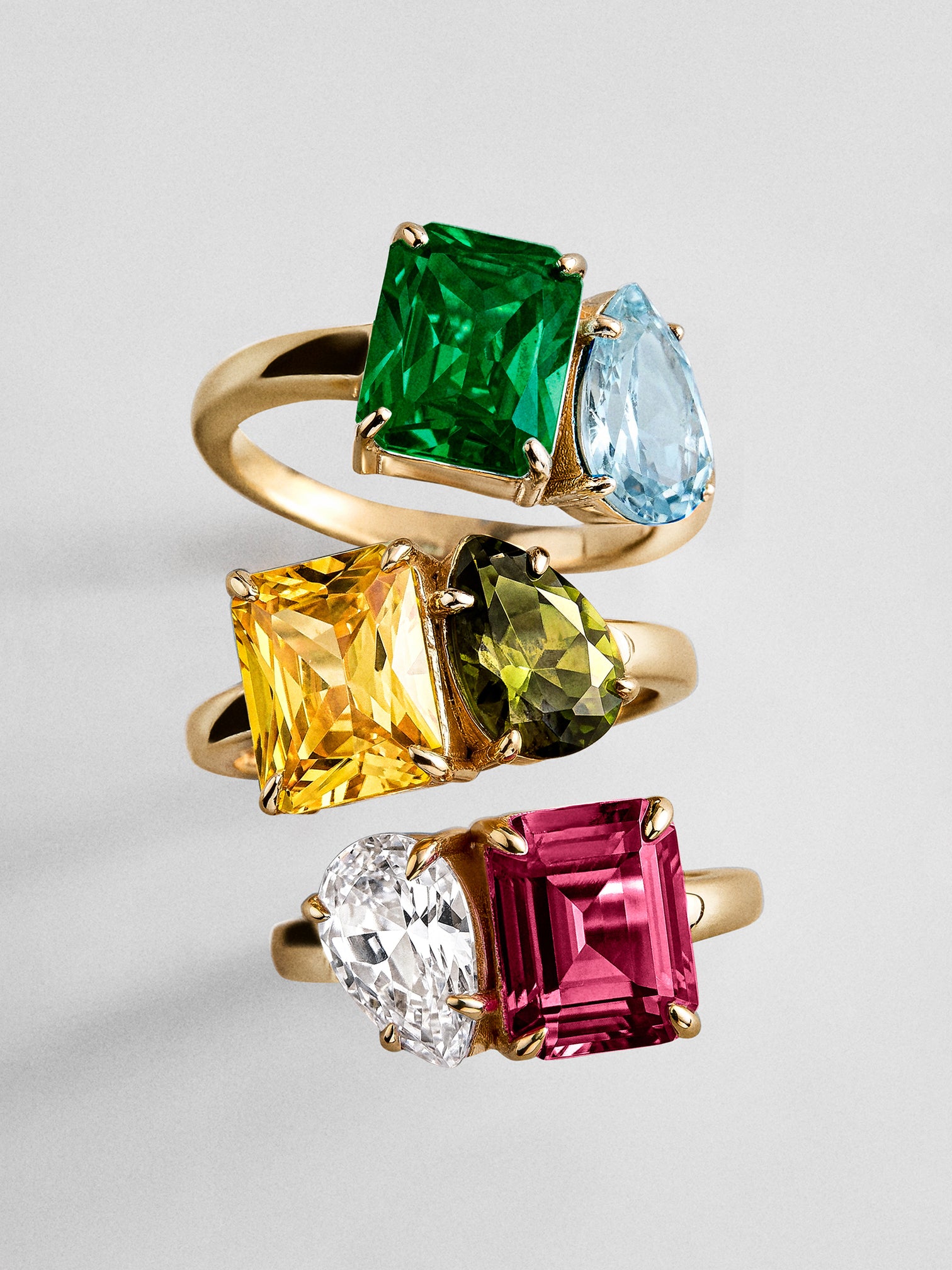 Toi et Moi Custom Birthstone Ring - Gold 7 – Ends Sunday: Enjoy 20% Off ...