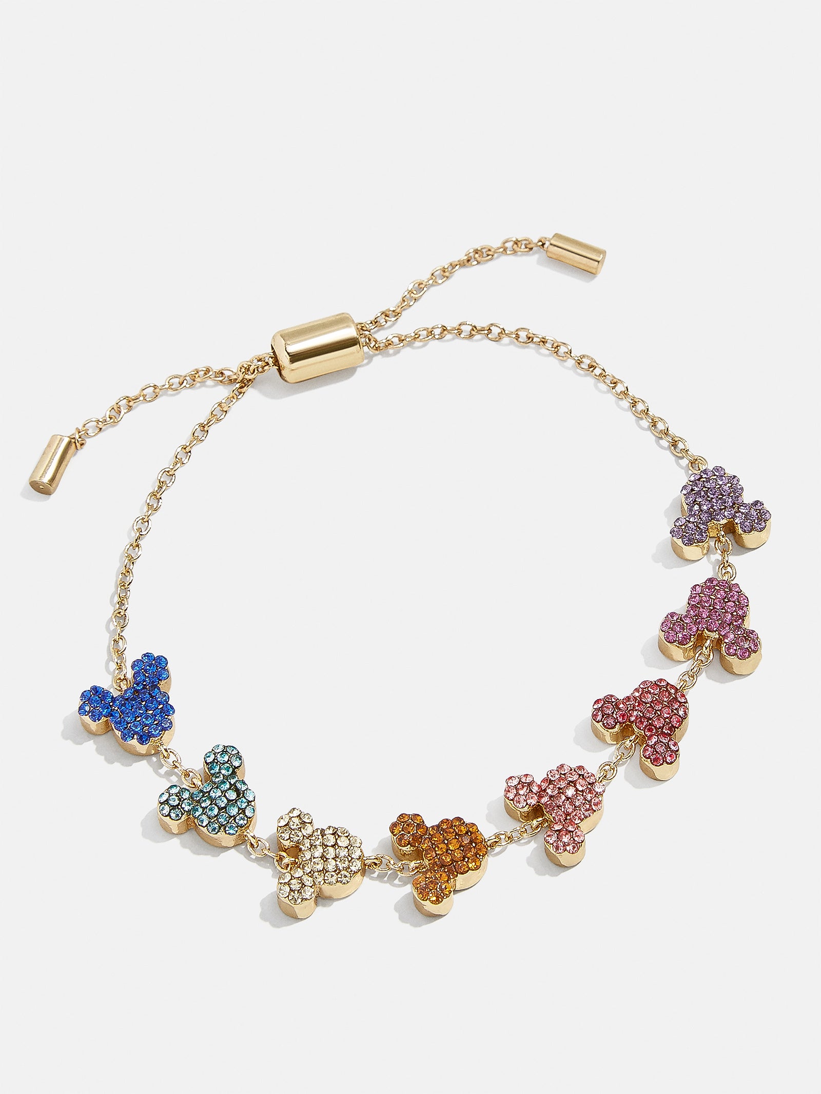 Mickey Mouse Disney Pavé Pull-Tie Bracelet – Disney crystal bracelet ...